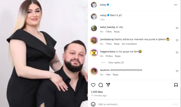 E shau në rrjete sociale, Noizy ia publikon foton me grua: Kur i kap ...