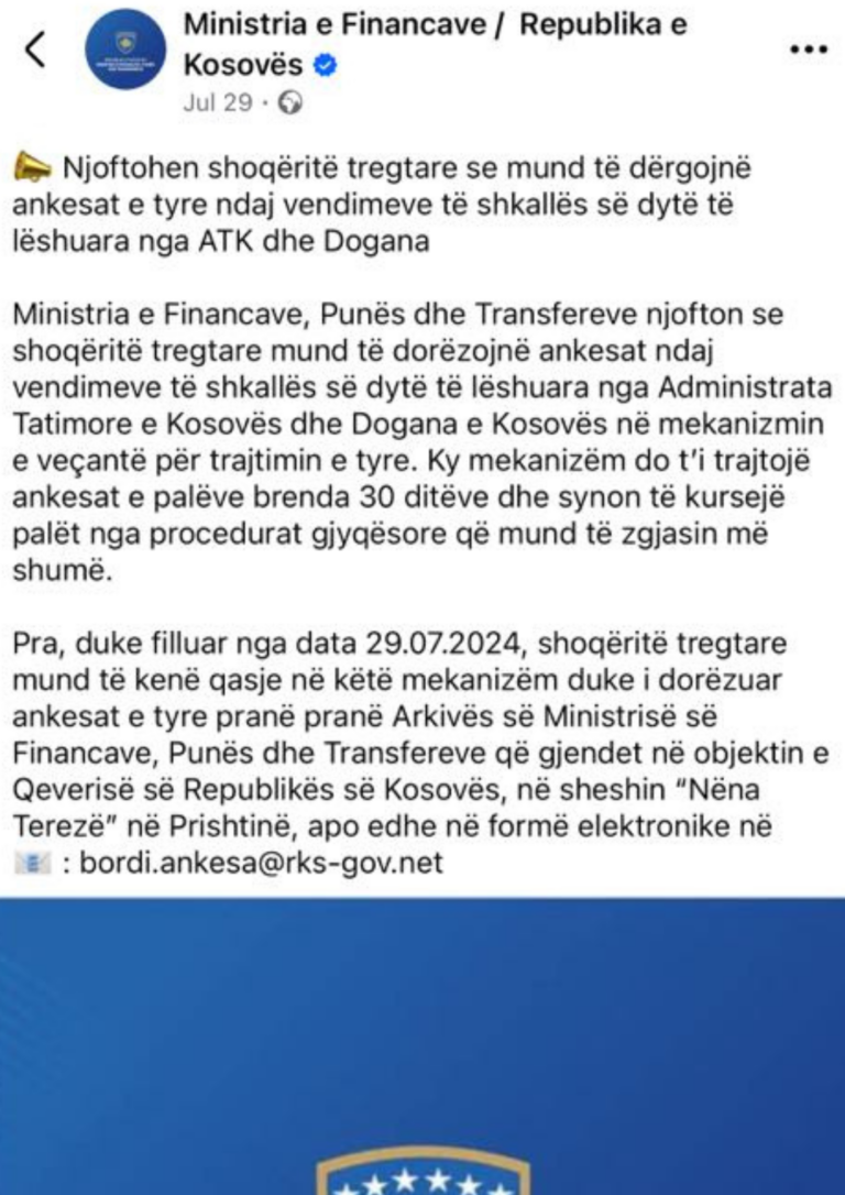 Mosfunksionalizimi i bordit të ankesave po u sjell telashe bizneseve – Indeksonline.net