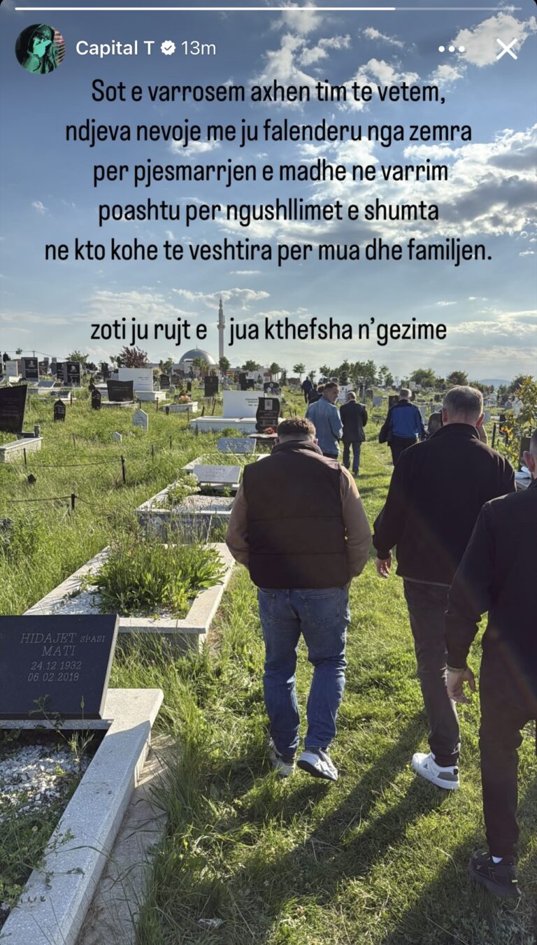 Capital T përlot me mesazhin pas humbjes së personit të zemrës – Indeksonline.net