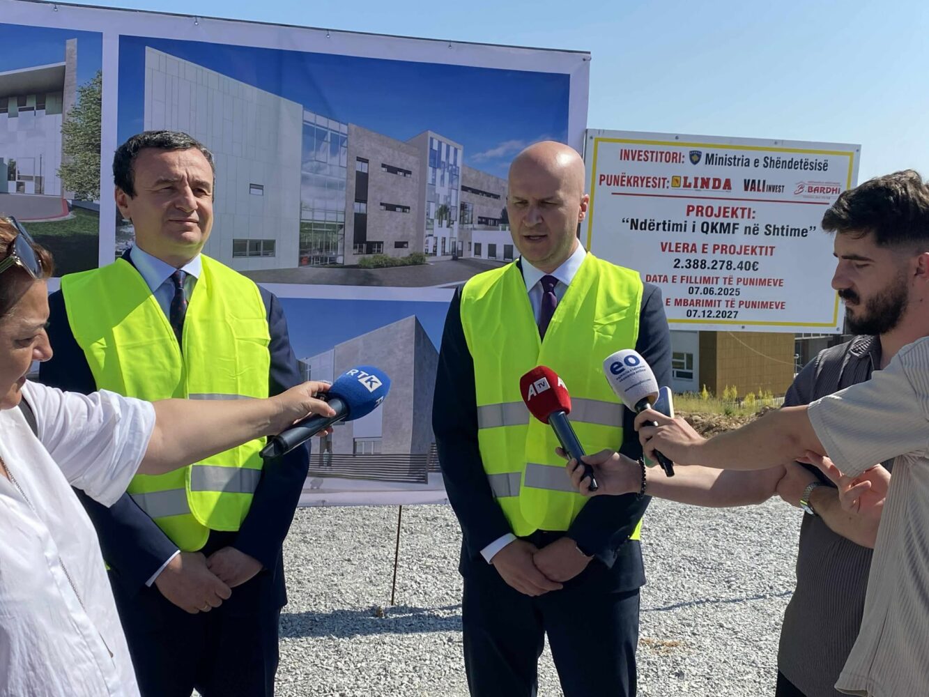 Në Shtime u vu gurthemeli i QKMF-së, investohen rreth 2.4 milionë euro ...