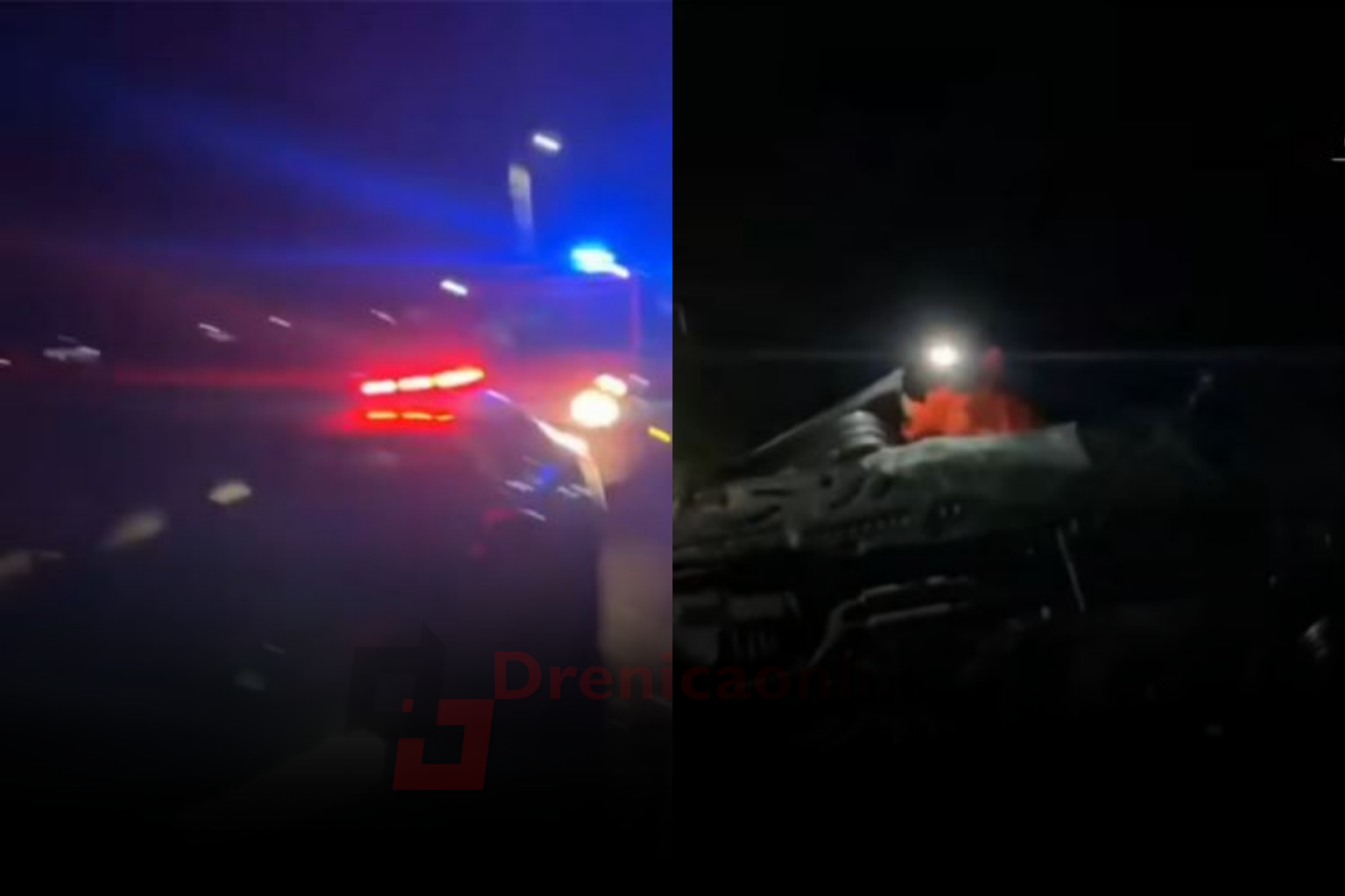 Dalin pamjet nga aksidenti fatal afër Drenasit, zjarrfikësi i futur në ...