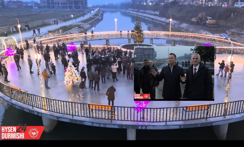 Fungerende infrastrukturminister Hysen Durmishi tente i dag lysene på ...