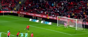 Mallorca's team scored the third goal against Bilbao in the match valid ...