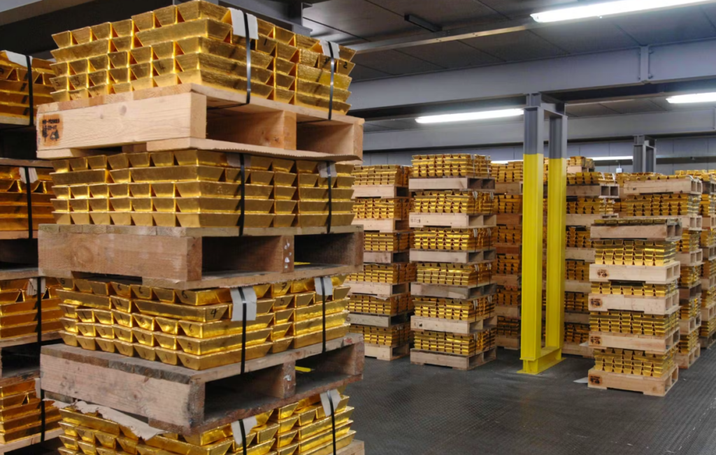 Schweiz er et internationalt centrum for guld. Dette motiverede ...