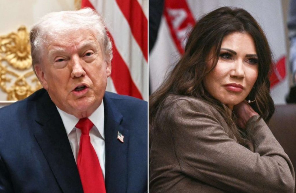 Den amerikanske præsident Donald Trump har på de sociale medier ...